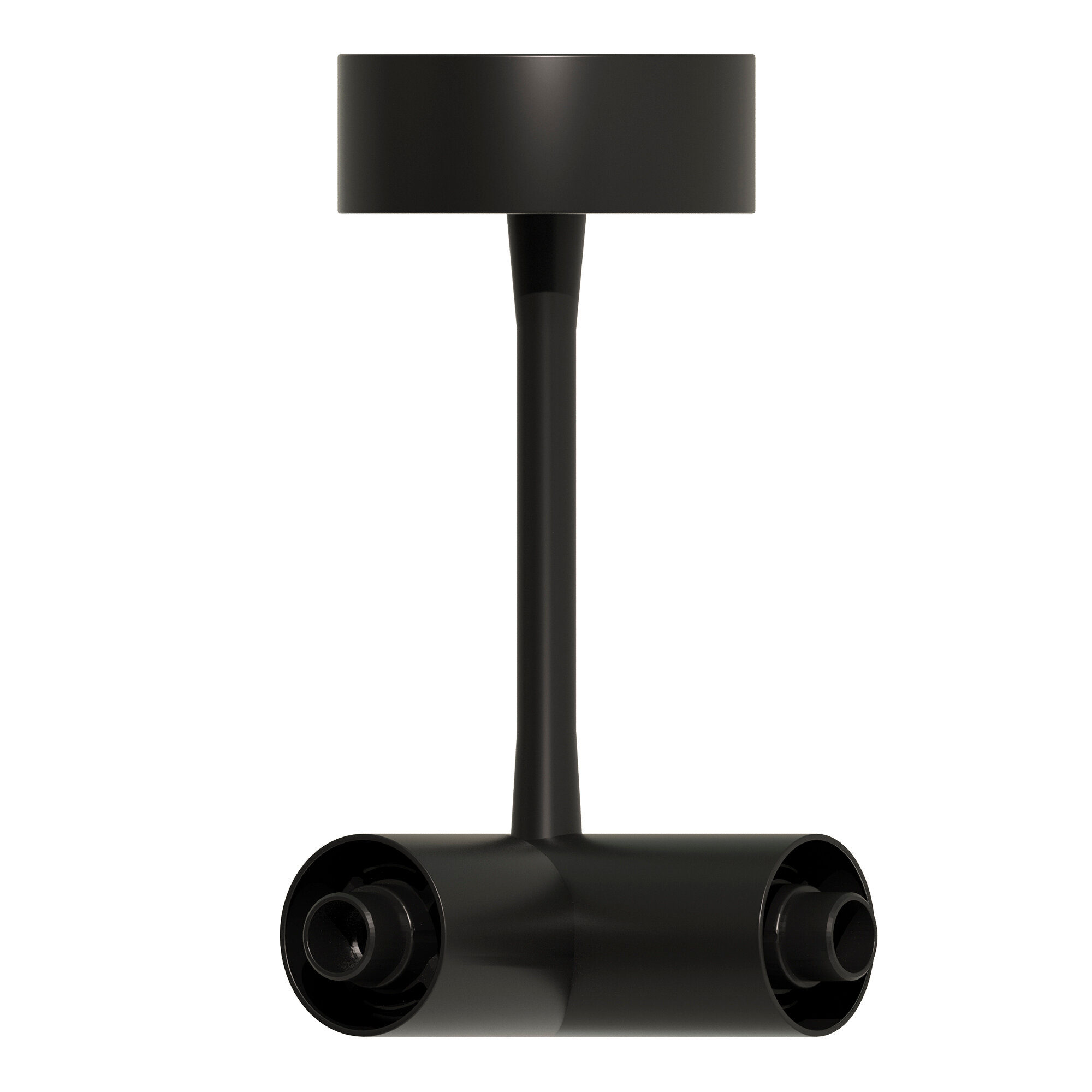 Потолочный токопроводящий угловой соединитель ST Luce TECHNO Черный ST1602.439.00