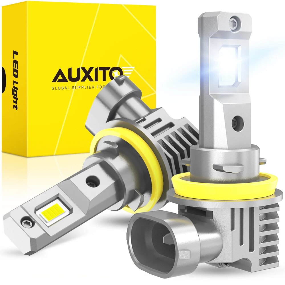 AUXITO H11 LED автолампы, 6500K, Белый, Canbus