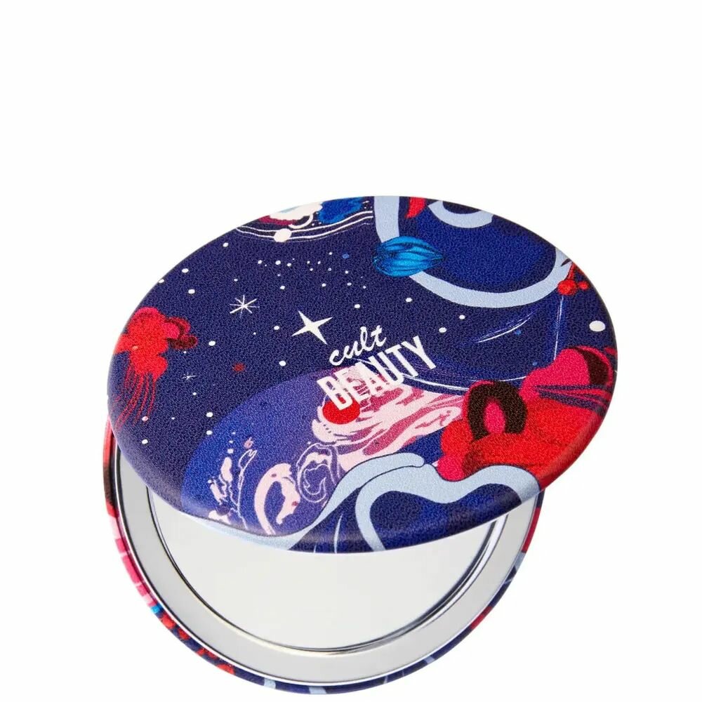 Компактное зеркало лимитированный выпуск CULT BEAUTY LIMITED EDITION COMPACT MIRROR IN DRAWSTRING BAG