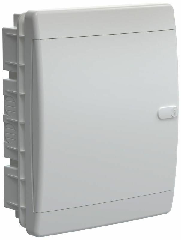 Корпус ЩРВ-П-18 UNION Compact IP41 бел. дверь пластик. IEK UIC-KP13-V-18-41-K01