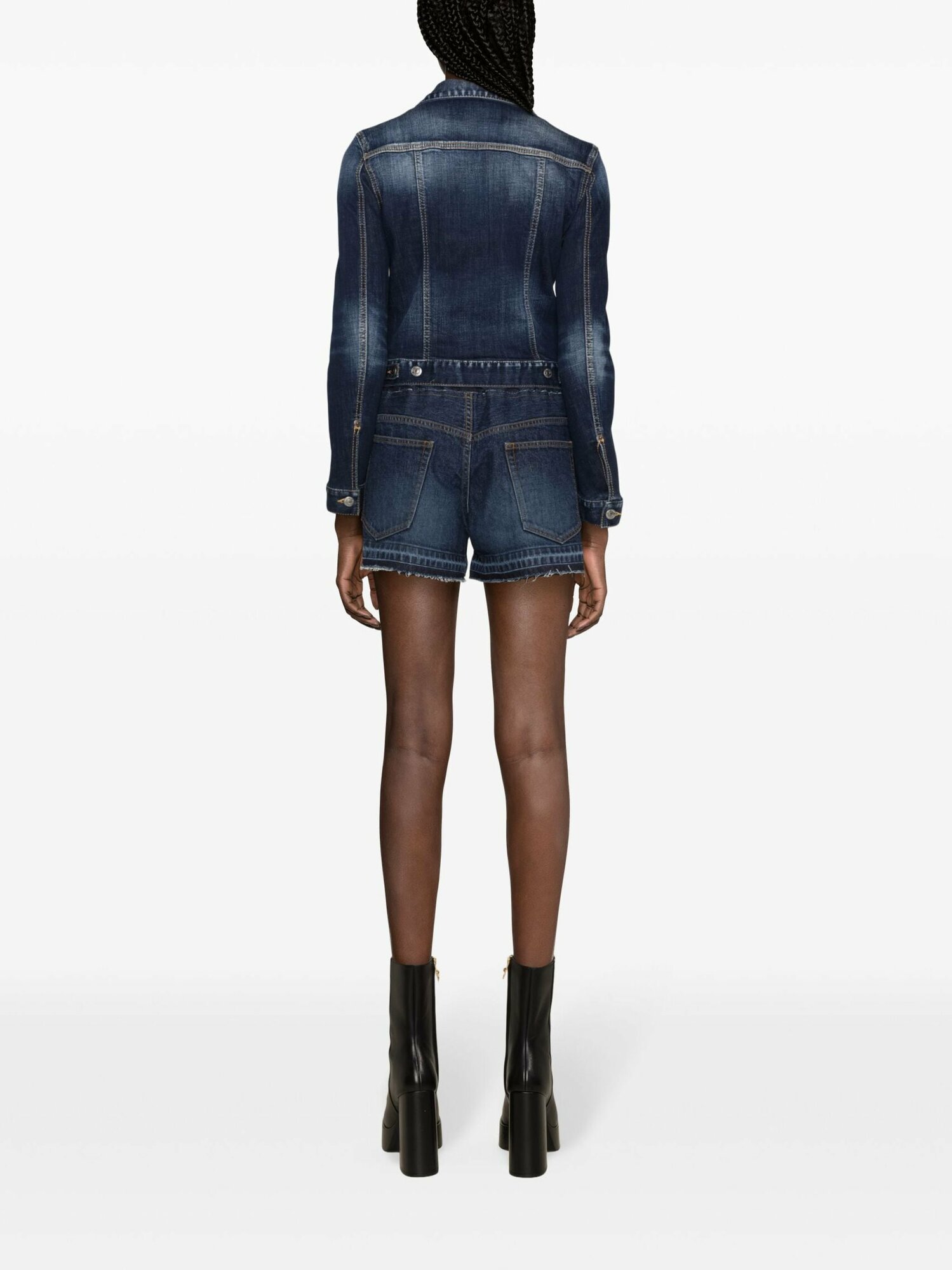 Куртка DSQUARED2 Super Star, размер 42, синий — фото 1
