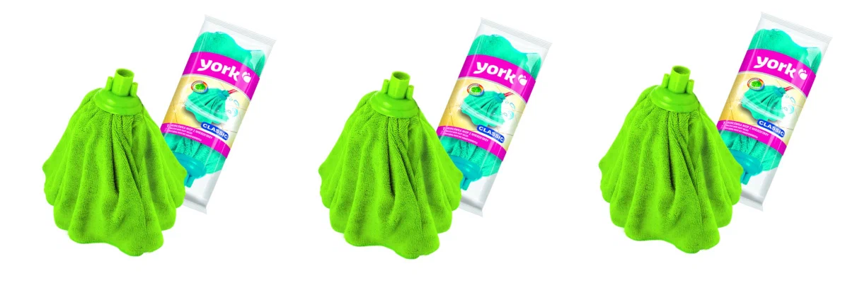 York Насадка для уборки из микрофибры Классик, 3 шт