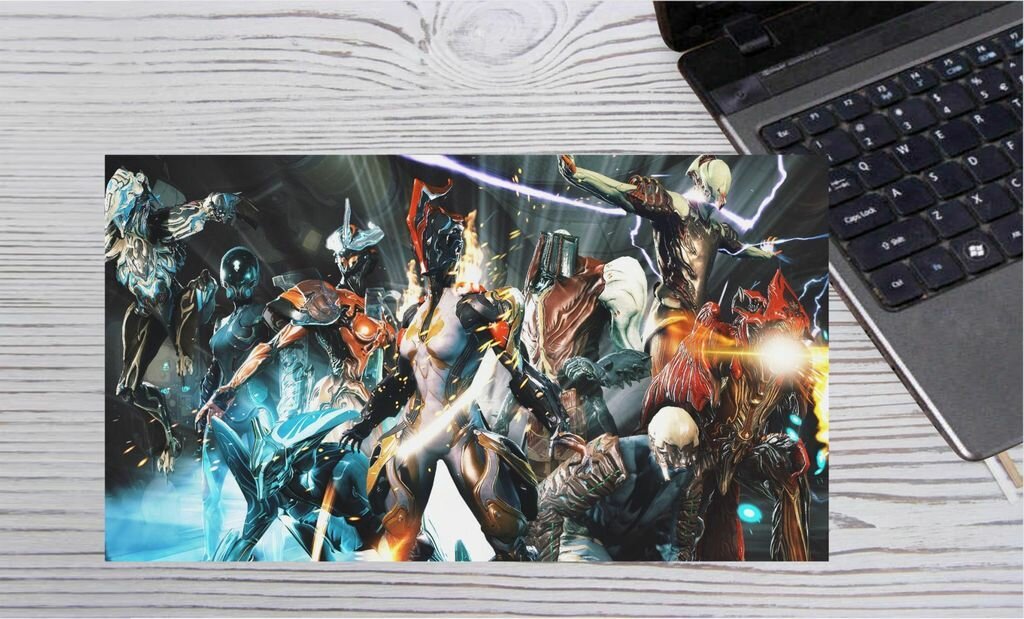Коврик для мышки игровой 36 на 29 см MIGOM Warframe, Варфрейм №5