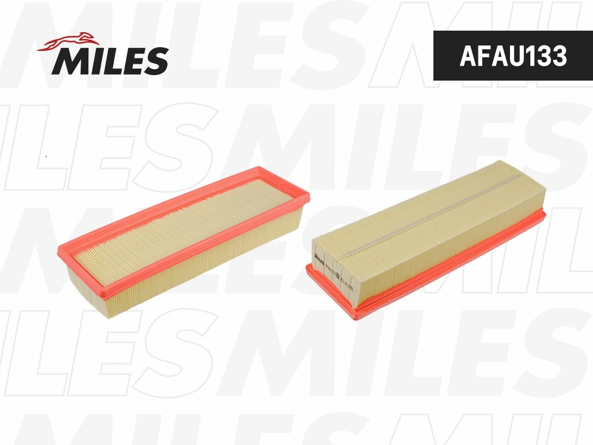 MILES Фильтр воздушный RENAULT LOGAN Н/О 12- (FILTRON AP134/10, MANN C33006) AFAU133