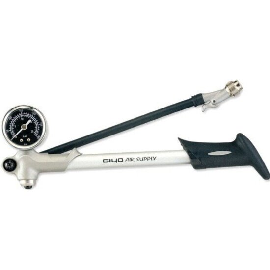 Насос Giyo 6-190025 для аморт. Вилки GS-02D профи с маном. алюм. до 21бар/300PSI складн. шланг