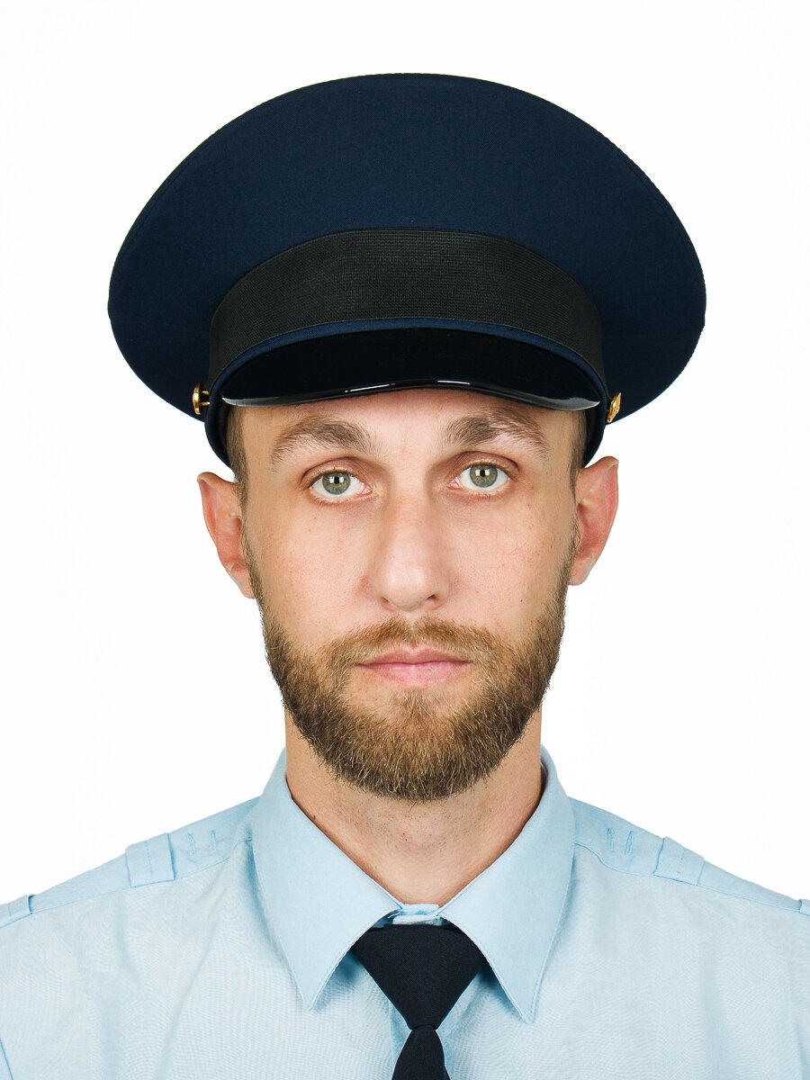 Фуражка Вкс/Вдв офисная цвет темно - синий (размер: 57, размер производителя: 57)