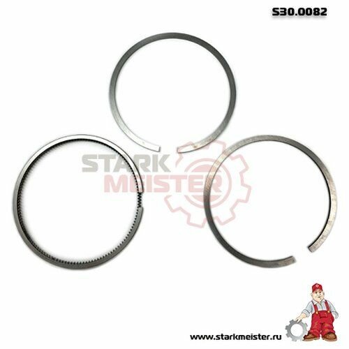Комплект поршневых колец компрессора D 75.00mm STD (Knorr-Bremse: I801770061) Vol STARKMEISTER S300082