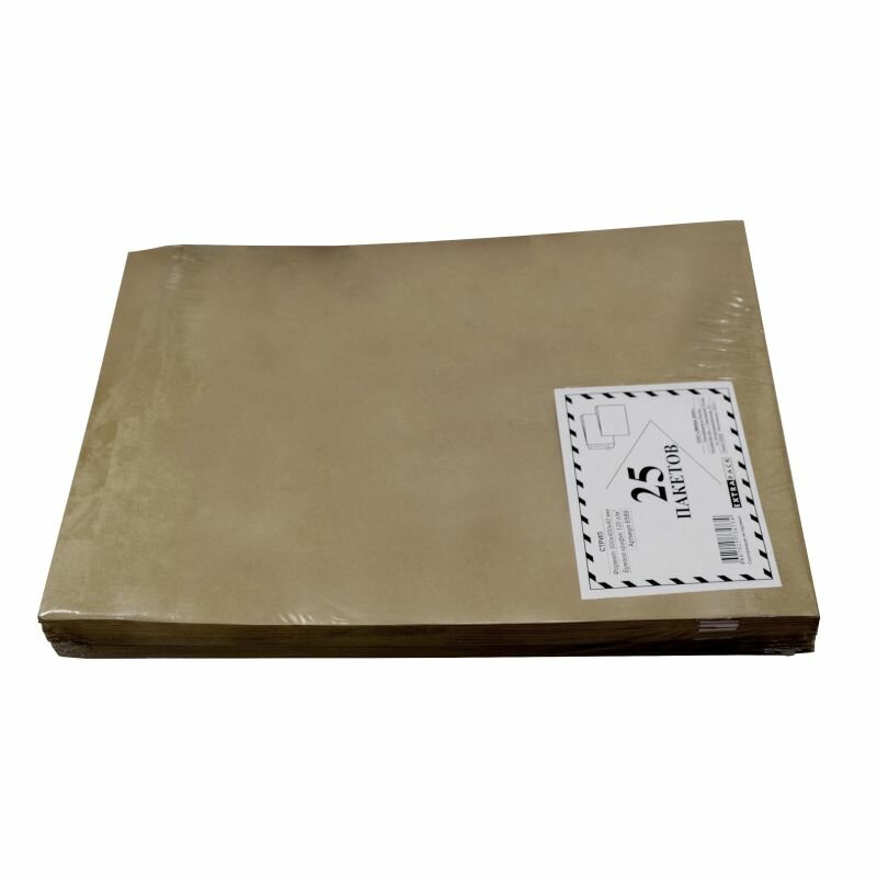 Пакет в упаковке Крафт С4 стрип Extrapack, 229х324 мм, 100 г, 25 шт./уп.