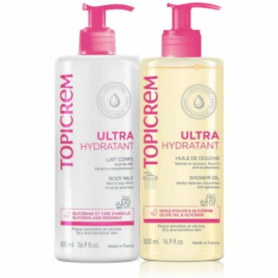 Набор TOPICREM Topicrem Ультра-увлажняющее молочко для тела + Ультра-увлажняющее масло для душа