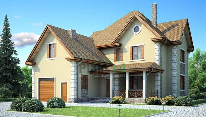 Проект дома Plans-53-76 (222 кв. м, газобетон)