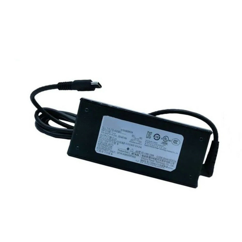 Блок питания для ноутбука Samsung 20V 3.25A 65W Type-C (A18-065N2A PD-65ABH), Galaxy Book Pro 360 NP950QDB, NP930QDB, Book2 Pro 360 NP930QED, Galaxy Book5 360 NP750QHA, без сетевого кабеля, HC/ORG