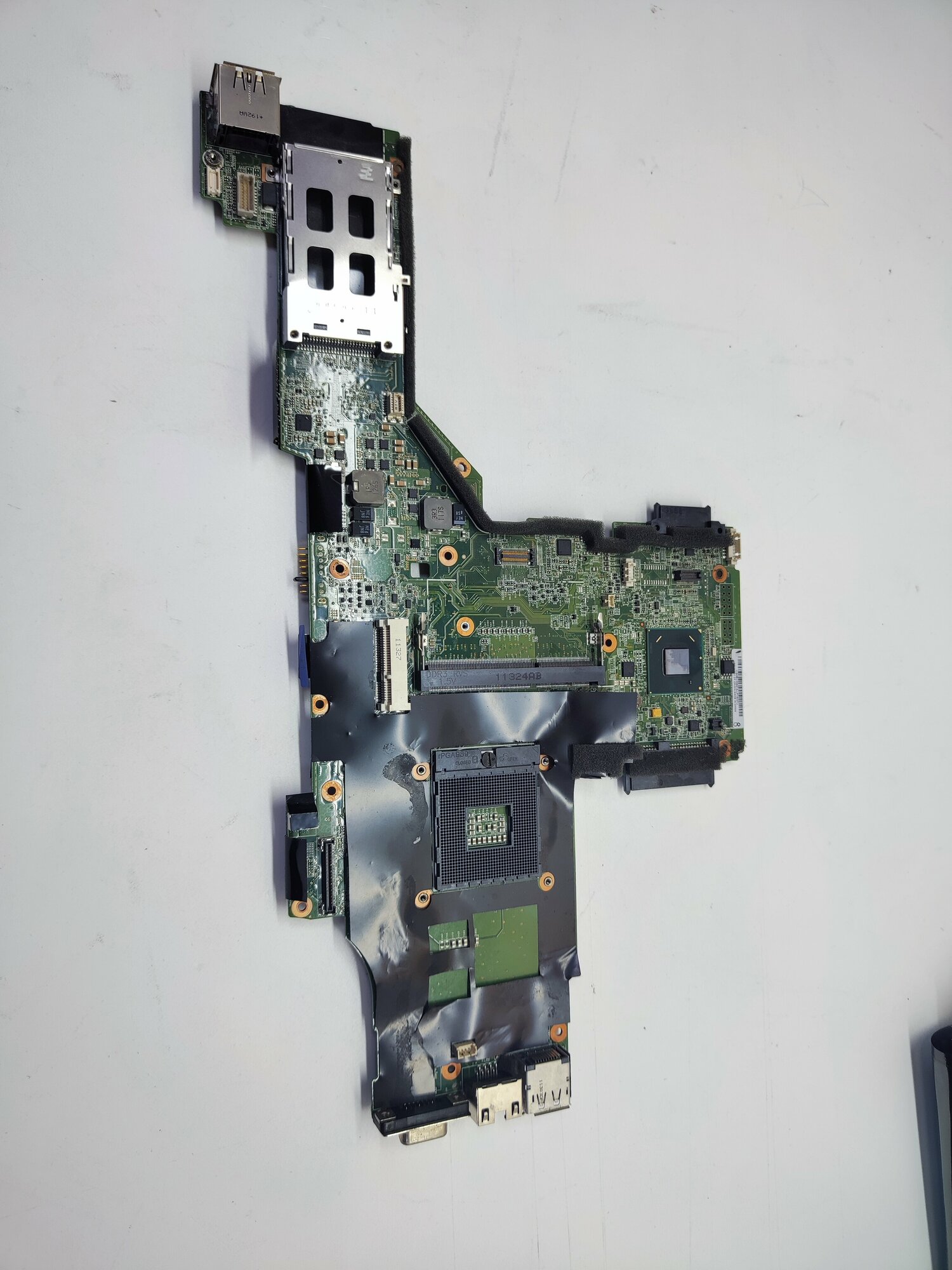 Материнская плата Lenovo ThinkPad T420, NZ3 UMA REV: F LNVH-41-AB5700-F00G (Донор) не рабочая