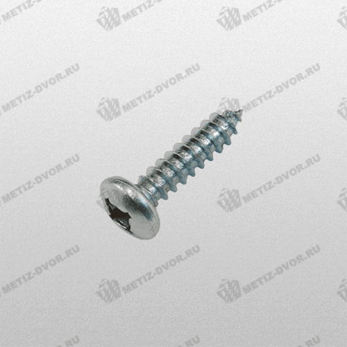 Шуруп с полукруглой головкой 5,5x16 оцинкованный DIN 7981 Уп (250 шт.)