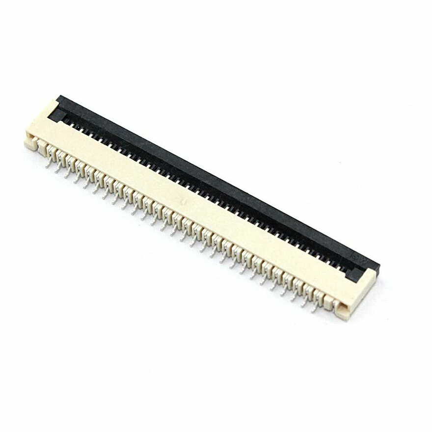Разъем FPC Flip-Lock 1010-28RLGF 28 pin высота 1мм шаг 1мм