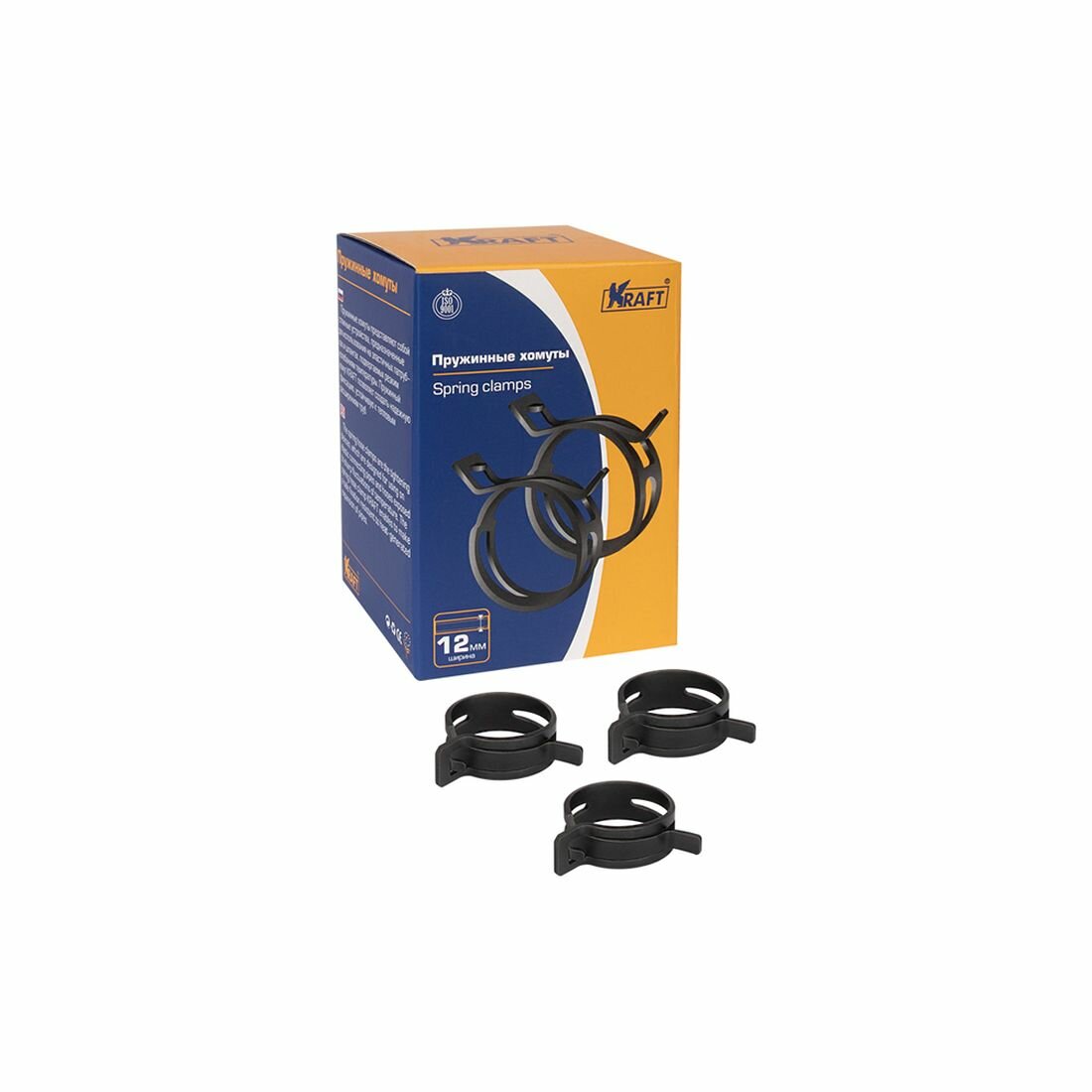 Хомут пружинный 35 мм OBERKRAFT KRAFT KT 880552 (цена за 1шт.)