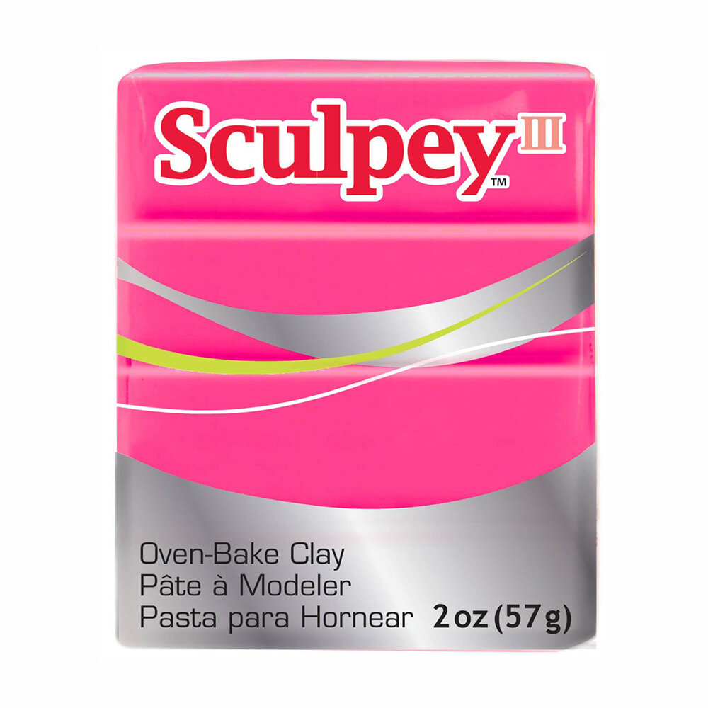 Полимерная глина "Sculpey" III S302 57 г 503 ярко-розовый