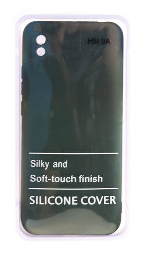 Накладка Silicone Case для Xiaomi Redmi 9A зеленый