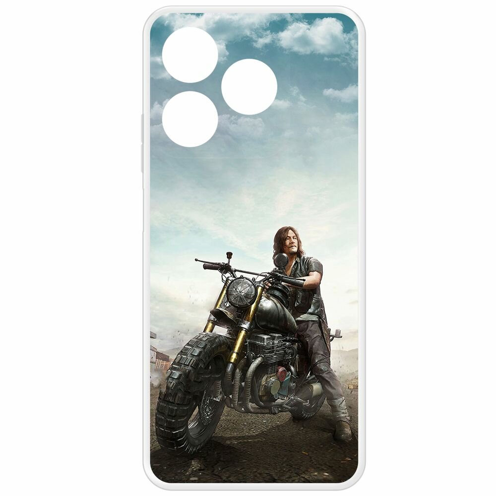 Чехол-накладка Krutoff Clear Case Ходячие мертвецы. Дэрил для Realme C61