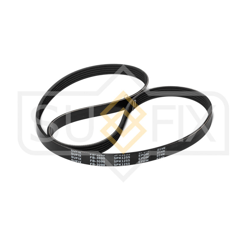 Ремень поликлиновой для OPEL ASTRA, ZAFIRA, VECTRA / HYUNDAI i10 (5PK1255) / SUFIX FB-3090