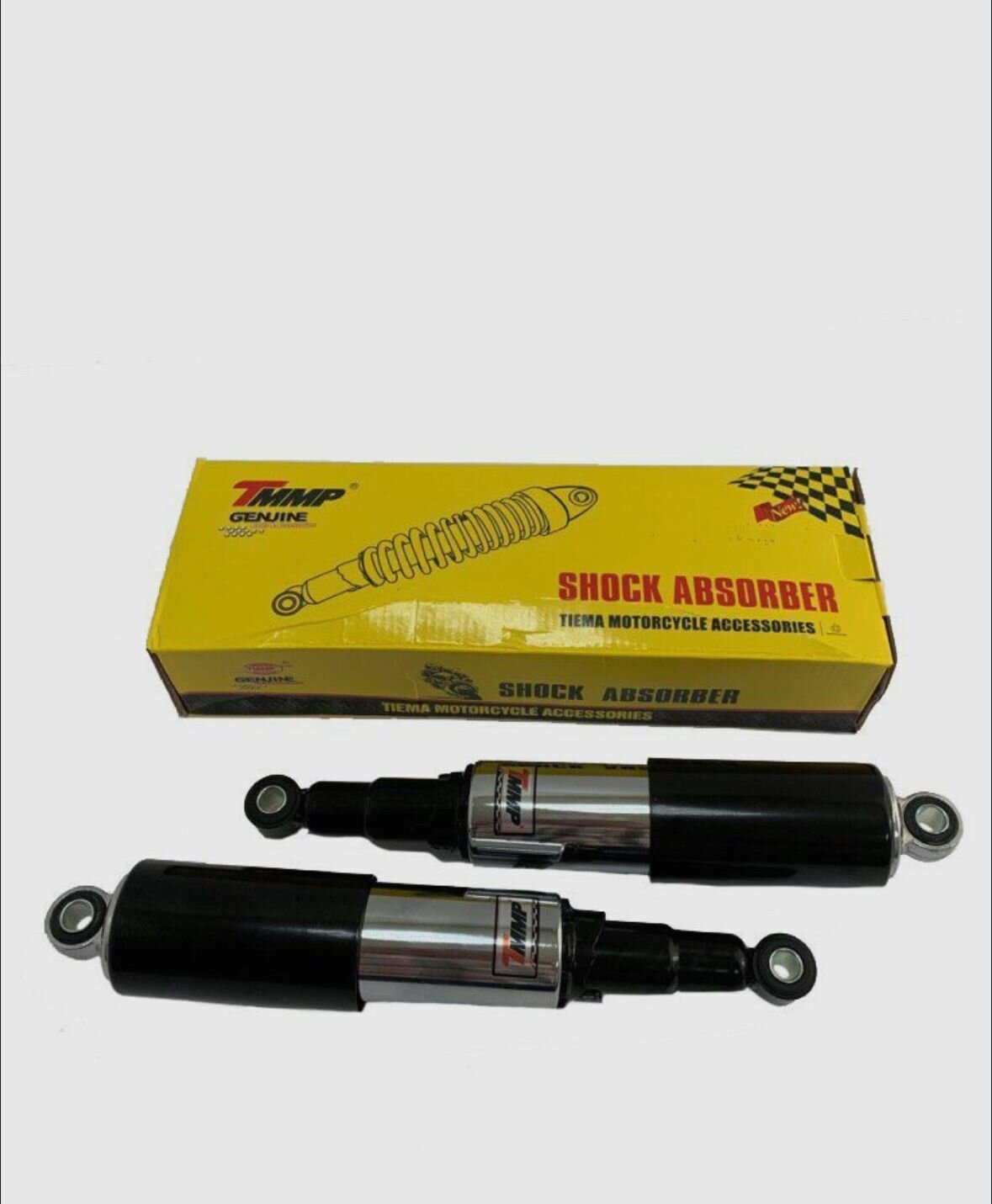 Комплект задних Амортизаторов для мотоцикла Ява 350 ( Подходит для моделей 634, 638, 639, 640 закрытый TMMP (пара))