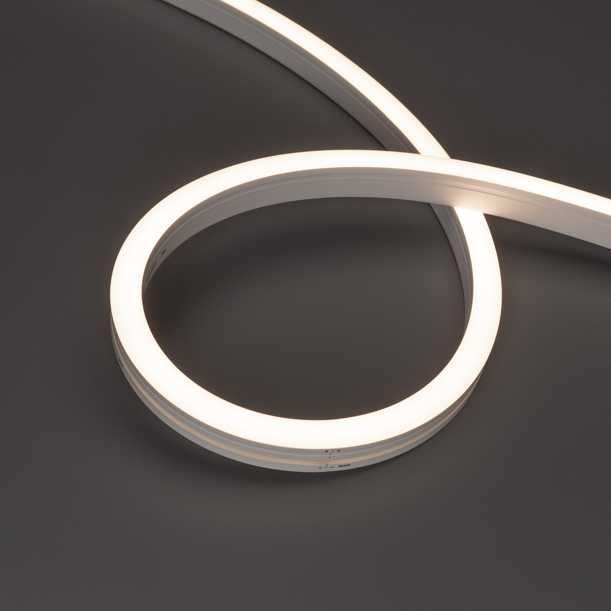 Гибкий неон Arlight Лента герметичная MOONLIGHT-SIDE-A140-12x17mm 24V White-MIX (12 W/m, IP67, 5m, wire x2) (Arlight, Вывод боковой, 3 года), 5м