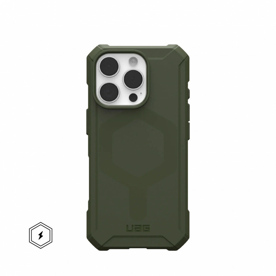 Защитный чехол UAG Essential Armor Magsafe iPhone 16 Pro Olive Drab
