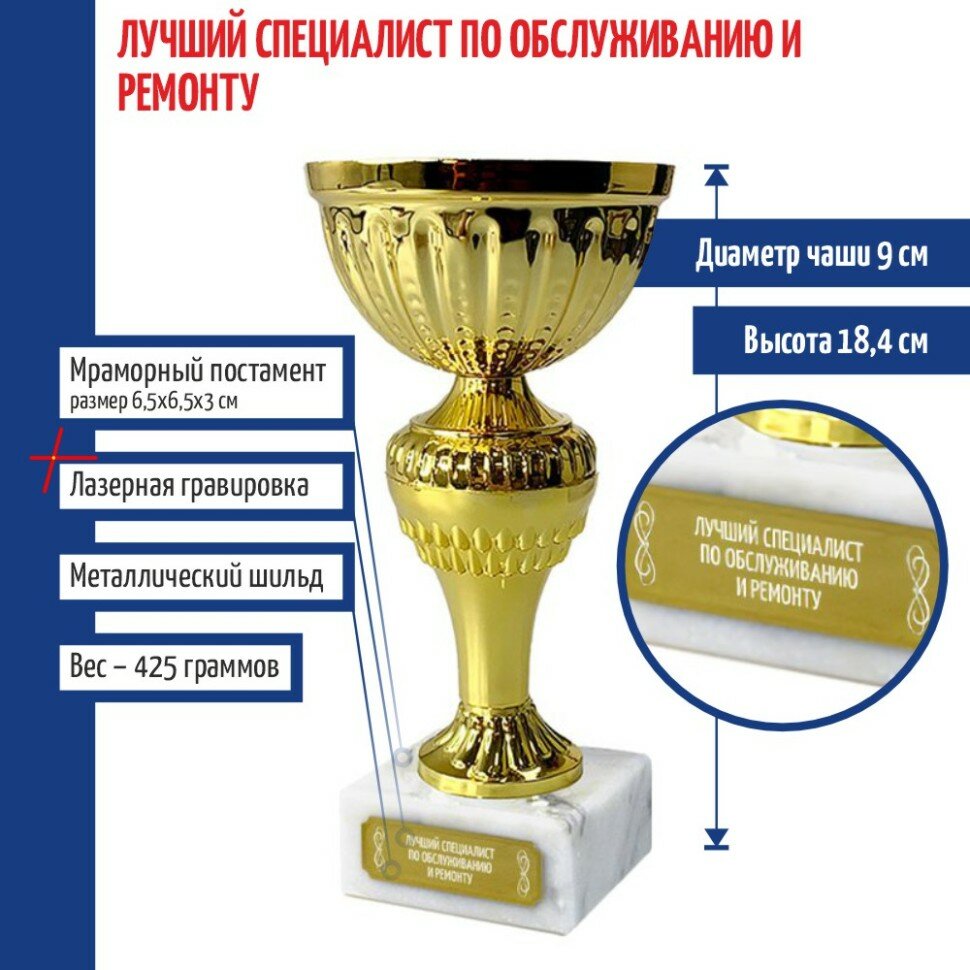 Кубок Лучший специалист по обслуживанию и ремонту