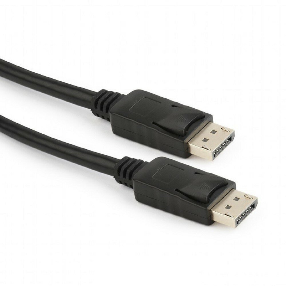Bion Expert Кабели HDMI DVI DP Bion Кабель DisplayPort v1.4, 20M 20M, скорость передачи до 25,92 Гбит с, 8K, фиксирующая защелка, 2 м, черный