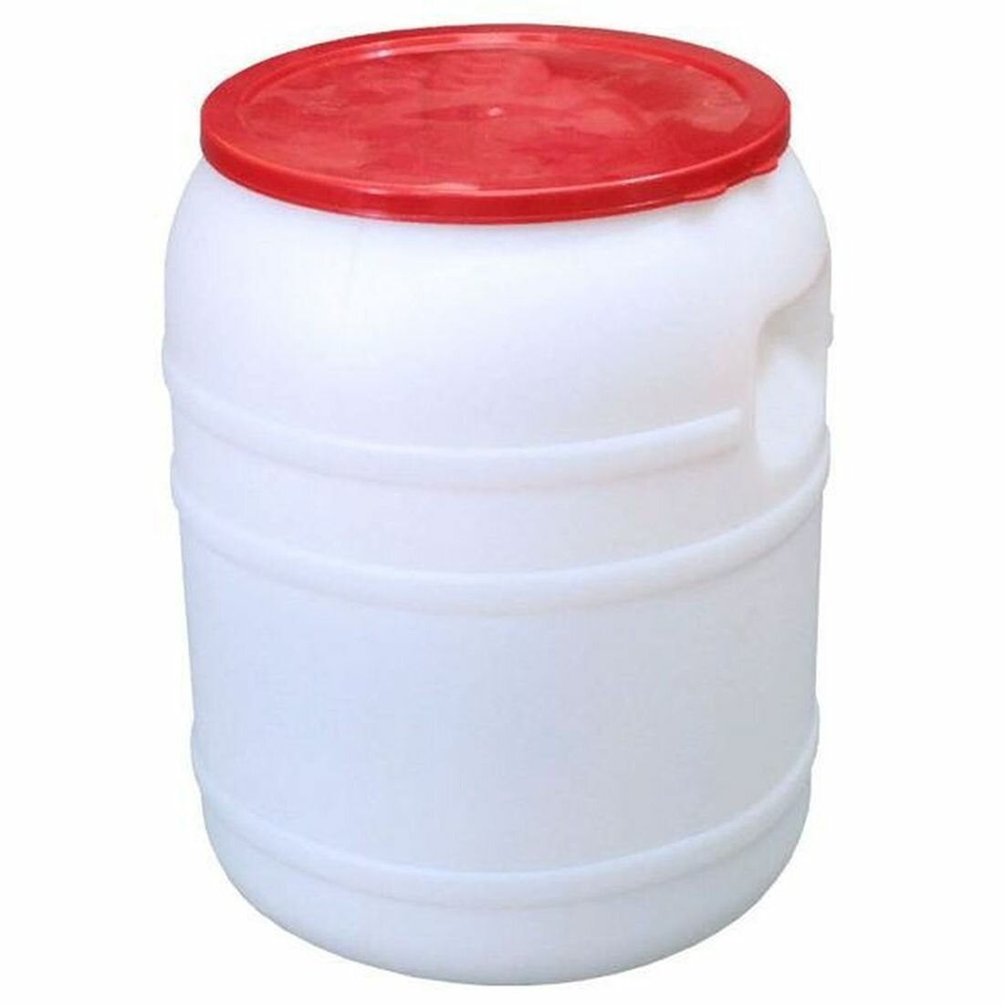 Канистра-бочка 35л (диам. горл 250мм) пласт (цвет крышки в ассортименте) Альтернатива М391