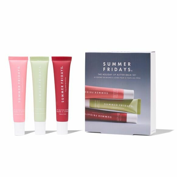 Summer Fridays Набор бальзамов для губ для ухода The Holiday Lip Butter Balm Set