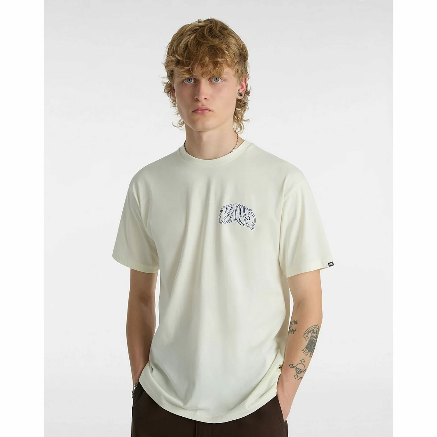 Футболка VANS PROWLER SS TEE, размер L, белый — фото 1
