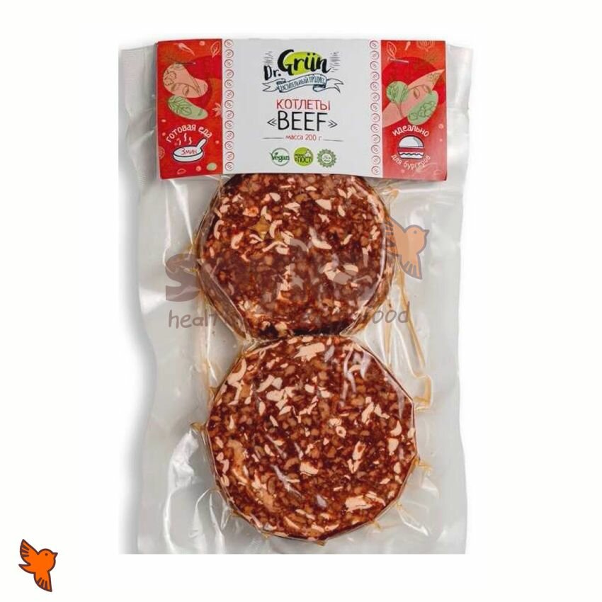Котлеты растительные Beef Dr.Grun, 200г