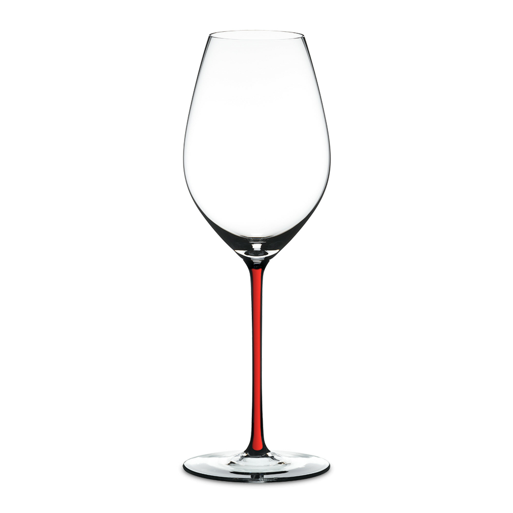 Хрустальный бокал для шампанского CHAMPAGNE WINE GLASS RED, ручная работа, 445 мл, 25 см R4900/28R Fatto A Mano