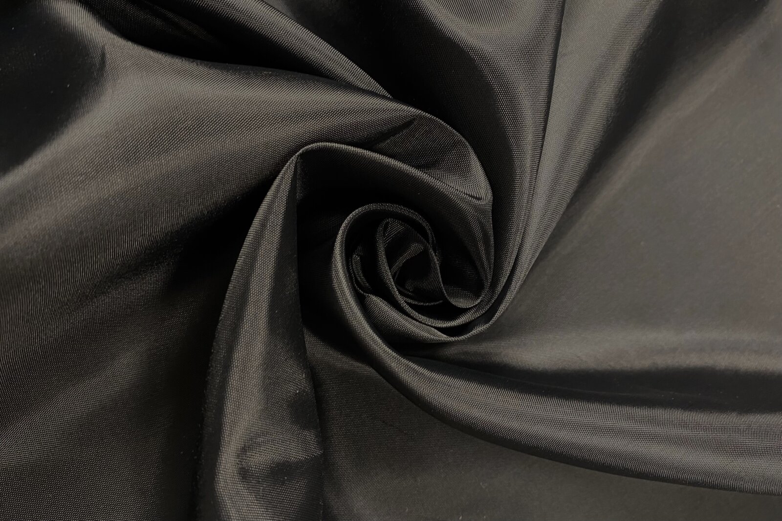 Ткань подкладочная черная, ш148см, 0,5 м