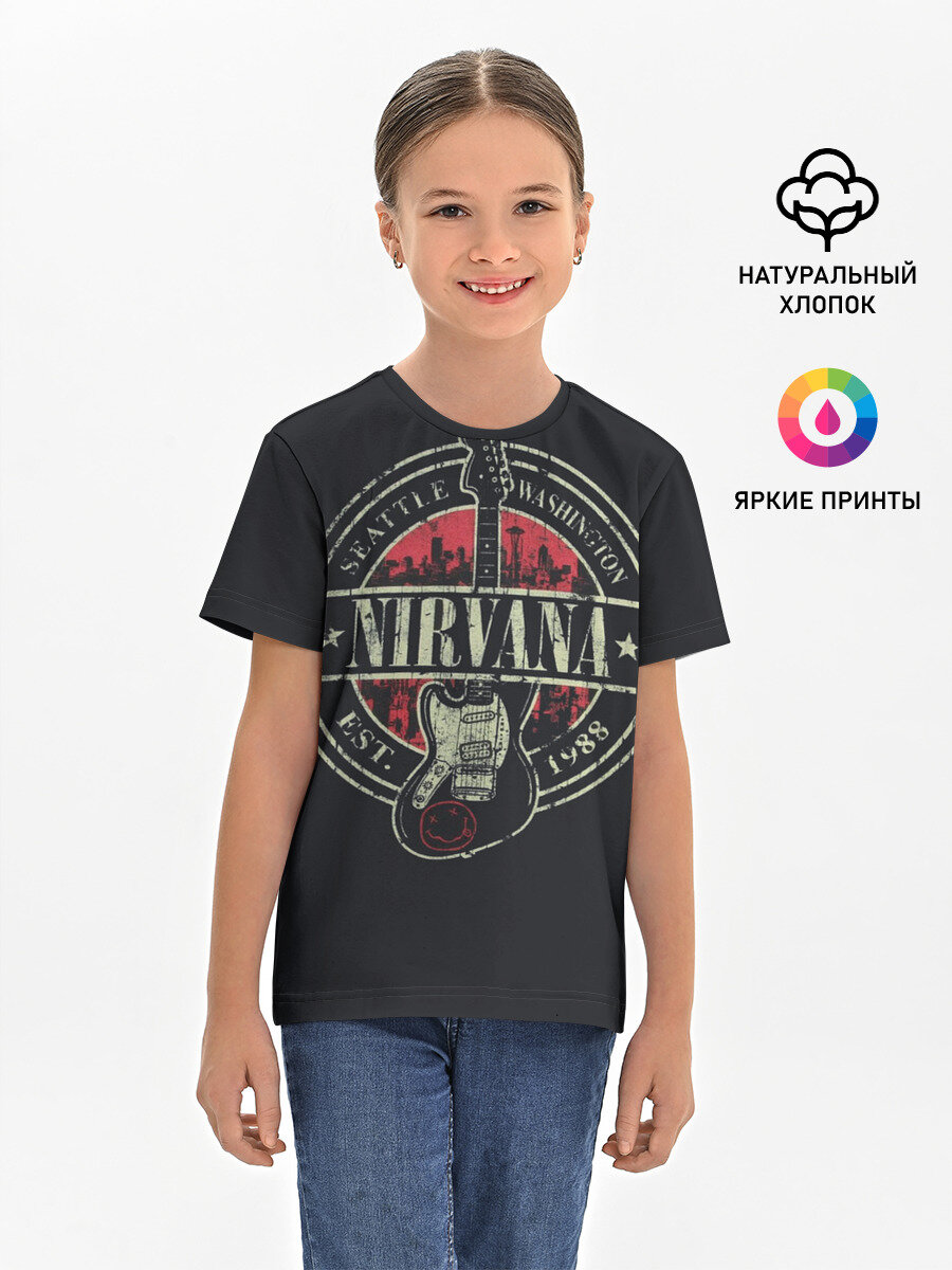 Футболка хлопковая детская NIRVANA | НИРВАНА
