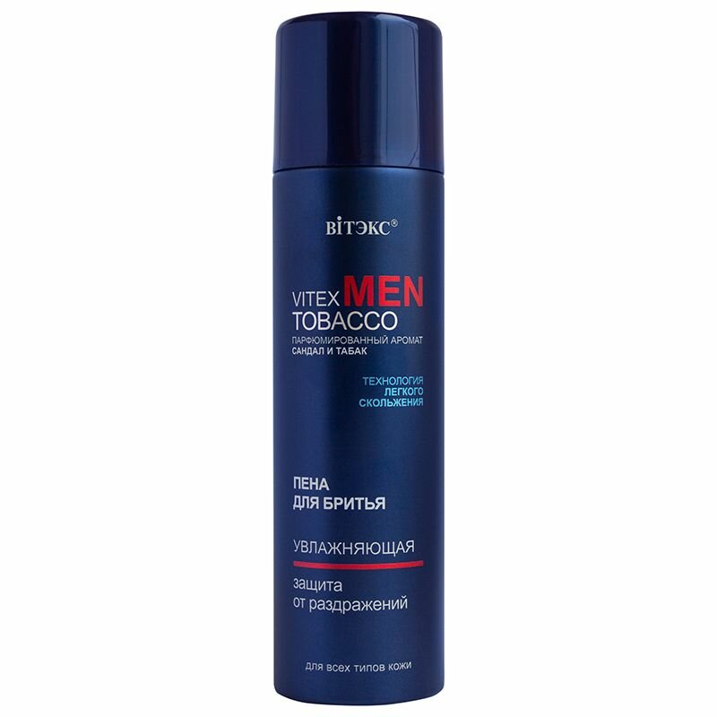 Витэкс For MEN Пена для бритья Tobacco, 250 мл