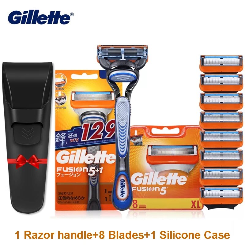 Gillette Fusion бритва для мужчин 1Razor8Blade1Case