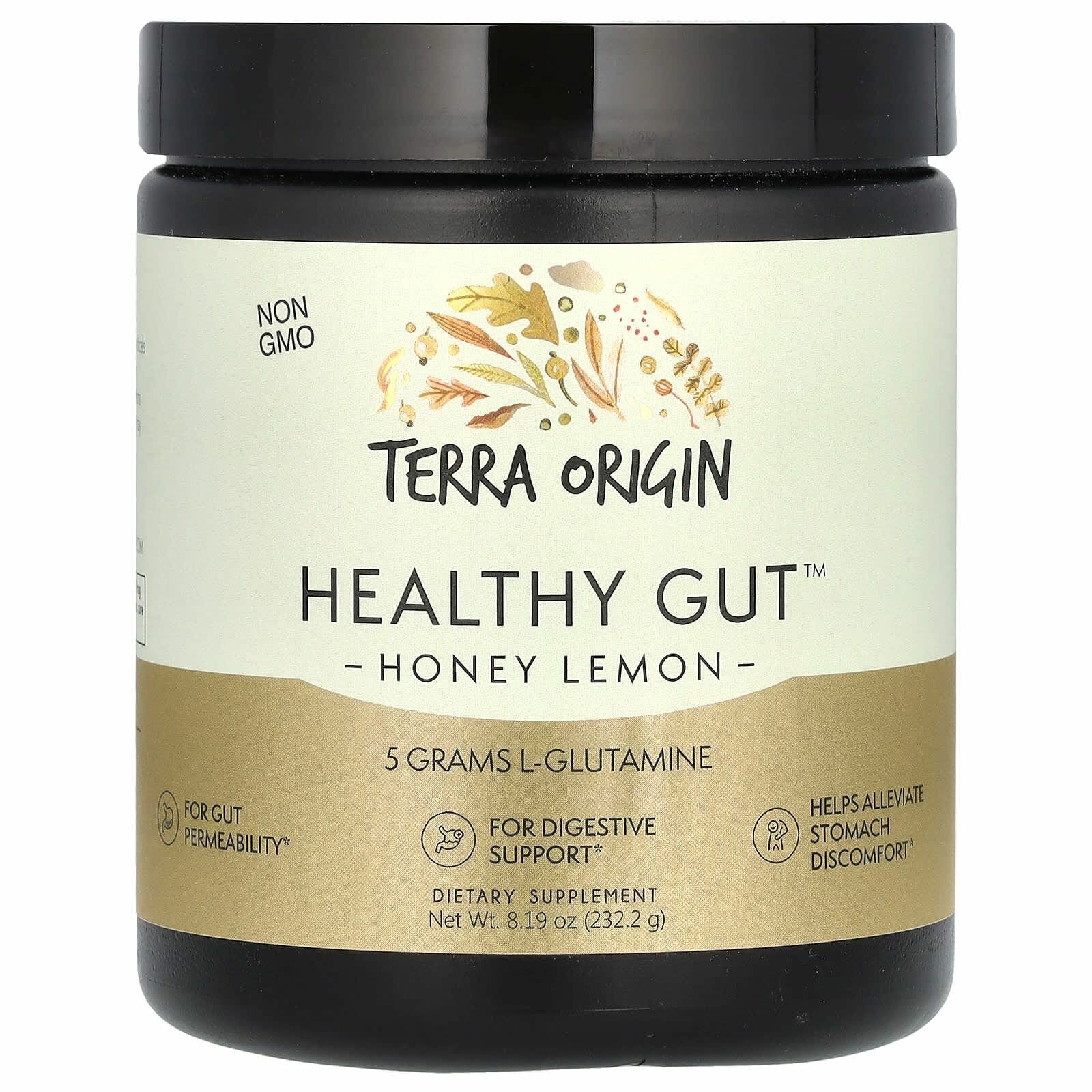 Terra Origin Healthy Gut, Поддержка пищеварительной системы 243 грамм (Мед и лимон)