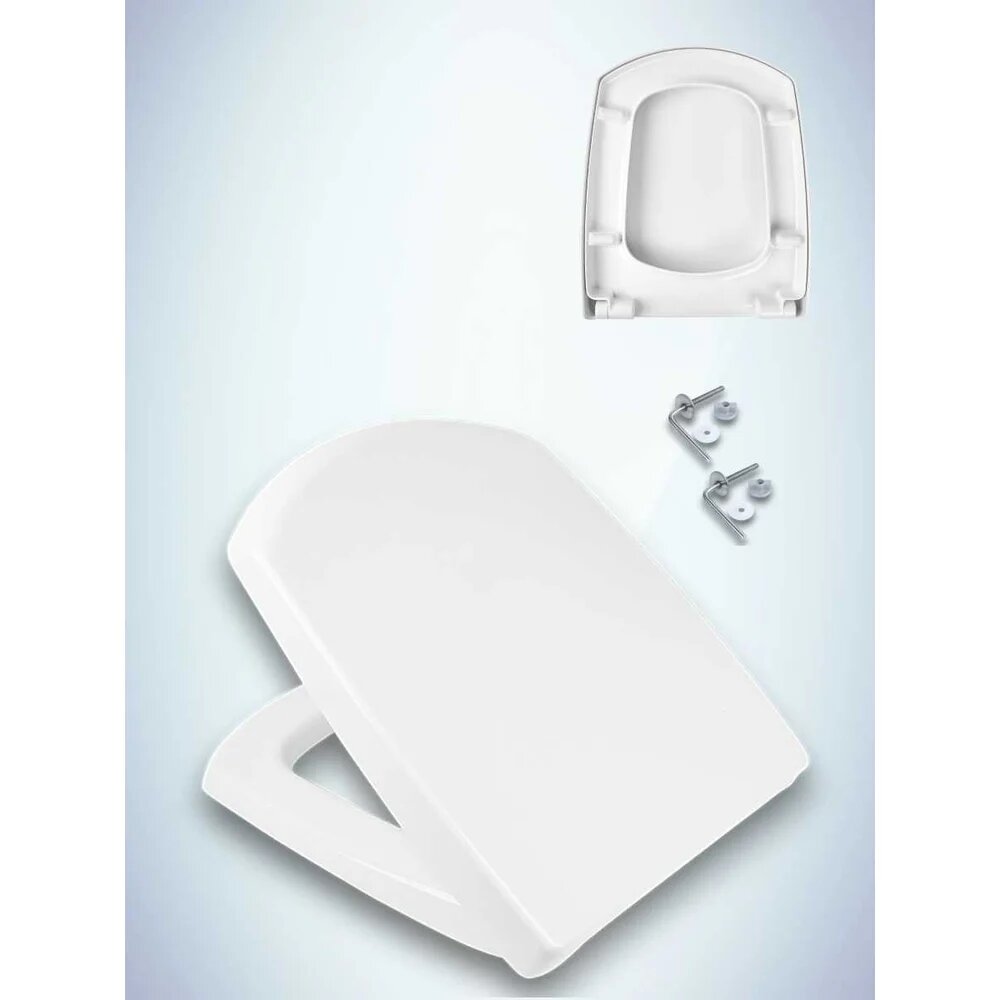 Сиденье с крышкой MKW KARI DP, стальное крепление (на Cersanit Karina) 4680000931151