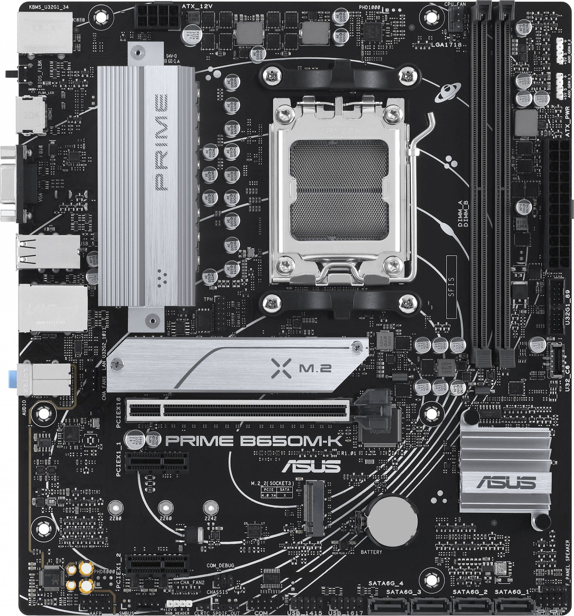 Материнская плата Asus Prime B650M-K