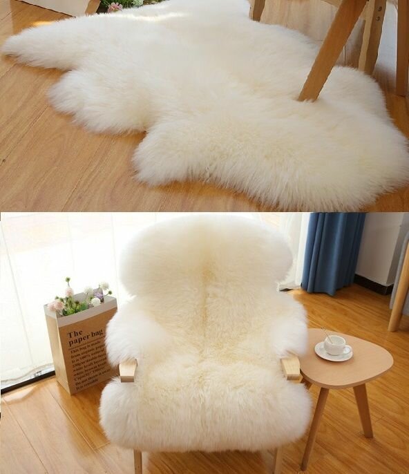 Шерстяной ковер, диванная подушка, шерстяная подушка для дивана, подушка для эркера, ковер из цельной овчины-XMawjsh