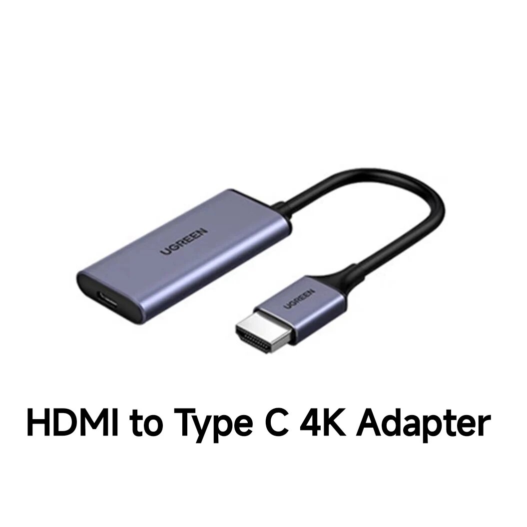 Переходник с HDMI на Type-C для Ugreen EM3 INMO AR Glasses PC MacBook Pro Air iPad 4K 60 Гц Синхронизация данных CM323