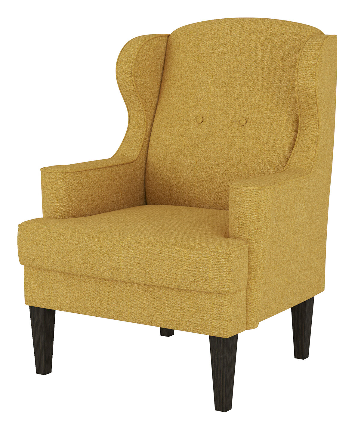 Кресло Элегия Модель 019, с деревянными ножками, рогожка Sherlock 520