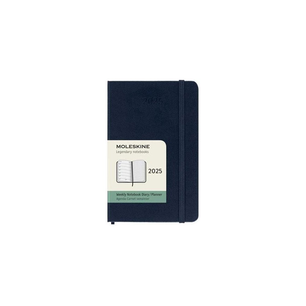 Moleskine DSB2012WN2 Еженедельник moleskine classic soft wknt, pocket 90x140 мм, 144 стр, мягкая обложка, синий сапфир