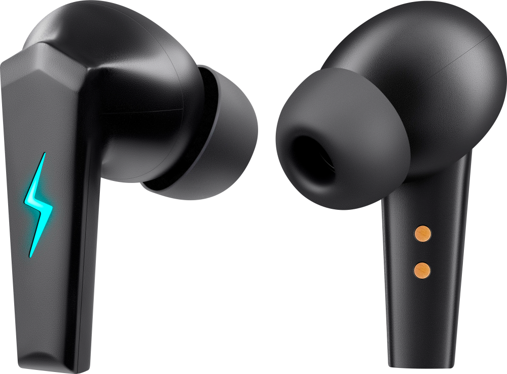 Беспроводные BLUETOOTH TWS Defender CyberDots 280 черный, игровые