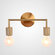 Бра RH Utilitaire Double Sconce Brass