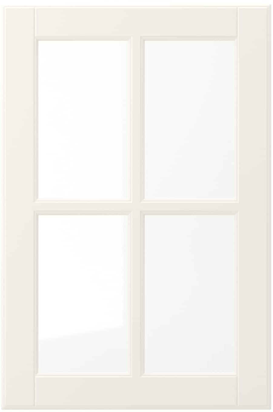 Стеклянная дверь, белый с оттенком, 40x60 см IKEA BODBYN будбин