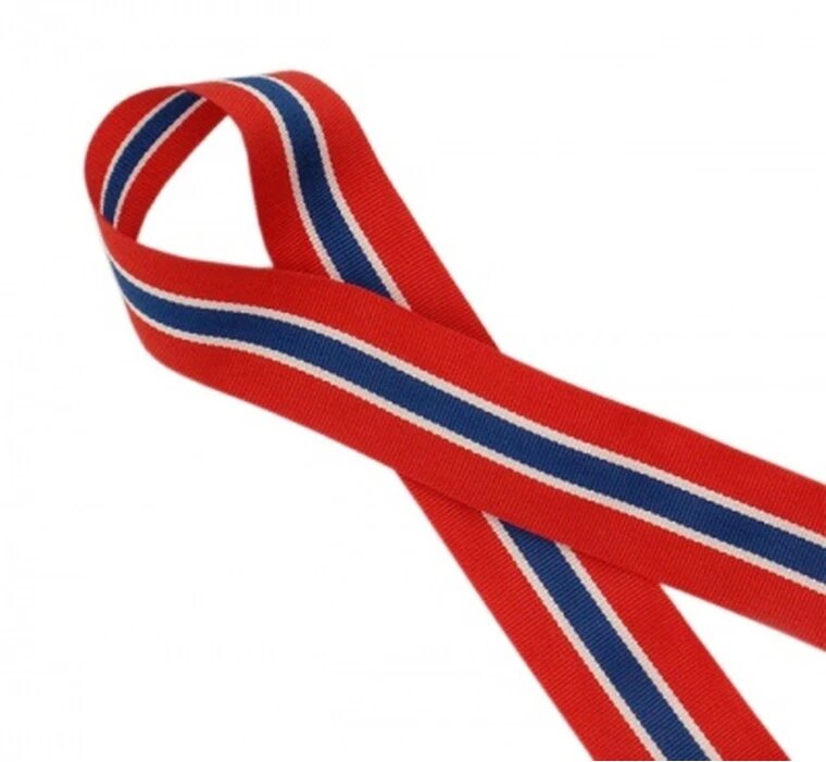 Лента медали за ратную доблесть Новороссия сувенирная копия, ордена медали и награды