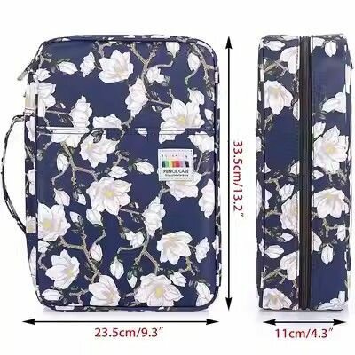 DIANNY Эстетический школьный пенал с 300 отделениями для девочек, сумка-органайзер для канцелярских принадлежностей для цветных карандашей, гелевой ручки, маркера, пеналы на молнии