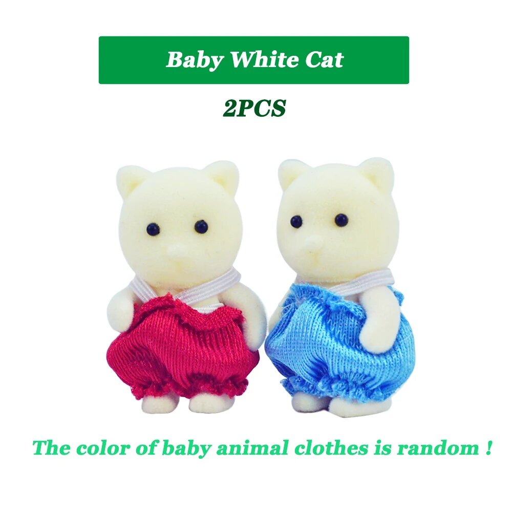 Коллекционная фигурка Baby White Cat 4.5 см, Белый, KK13